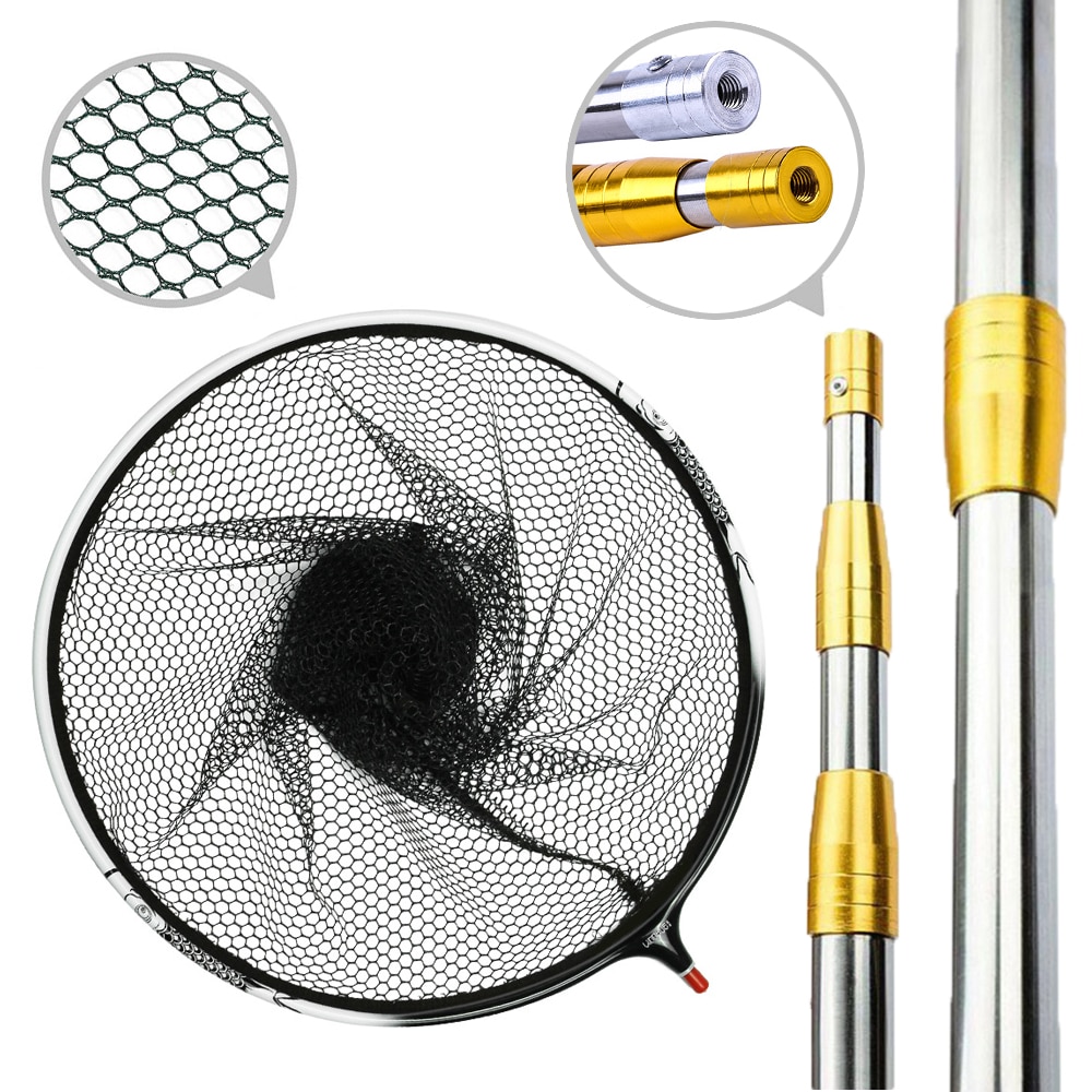 Nueva red de pesca de mano retráctil de 170/210 CM... – Vicedeal