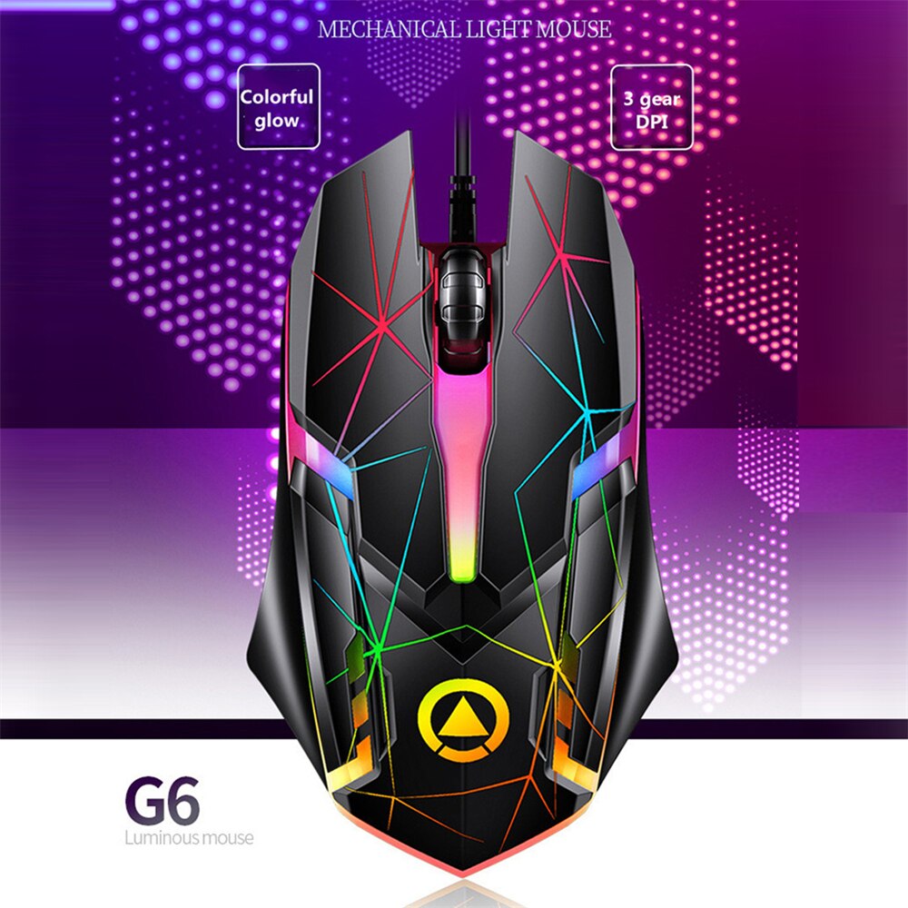 1200DPI USB Wired Gaming Mouse Optical Computer Mo... – Grandado