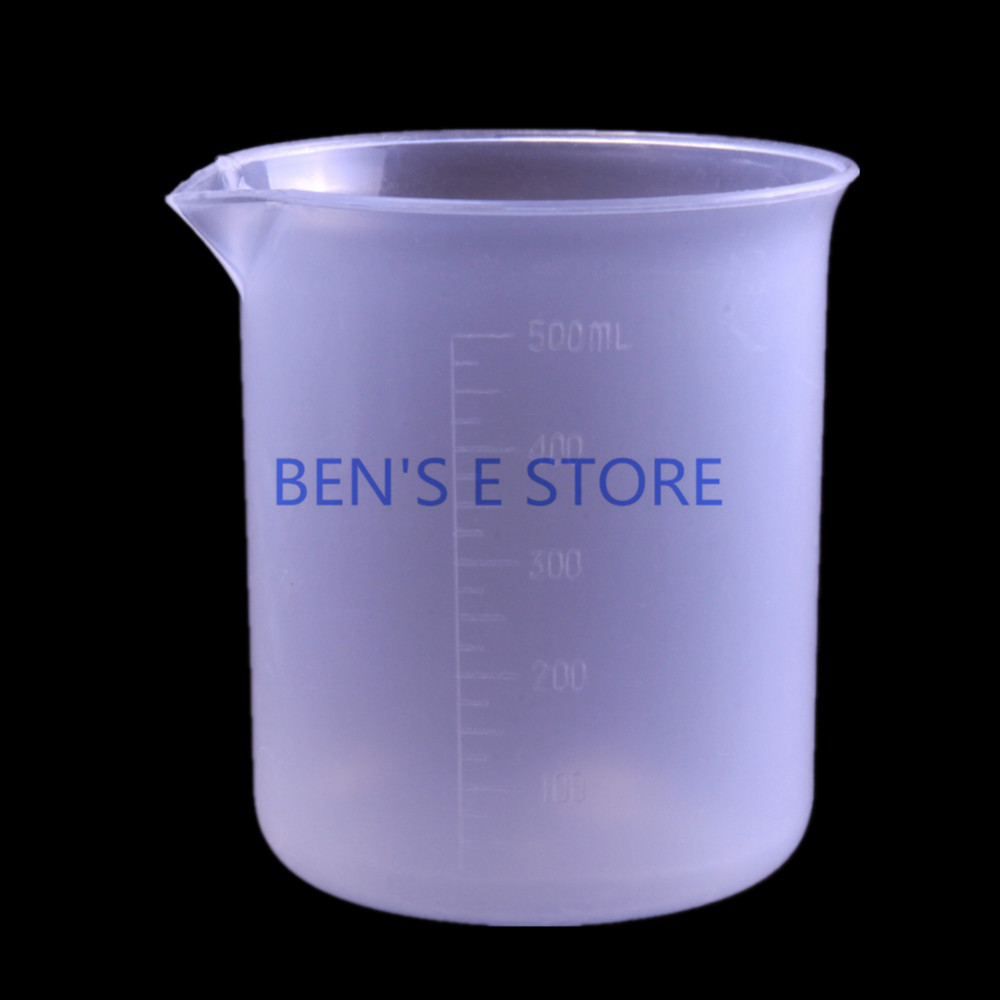 4pcs/lot 500ml Plastic Graduated Beaker Cup Labora... – Vicedeal