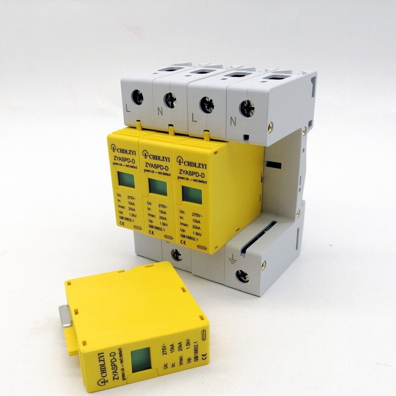 Surge Protector C40-4P 10ka~20ka 275V 385V 420V Ac... – Grandado