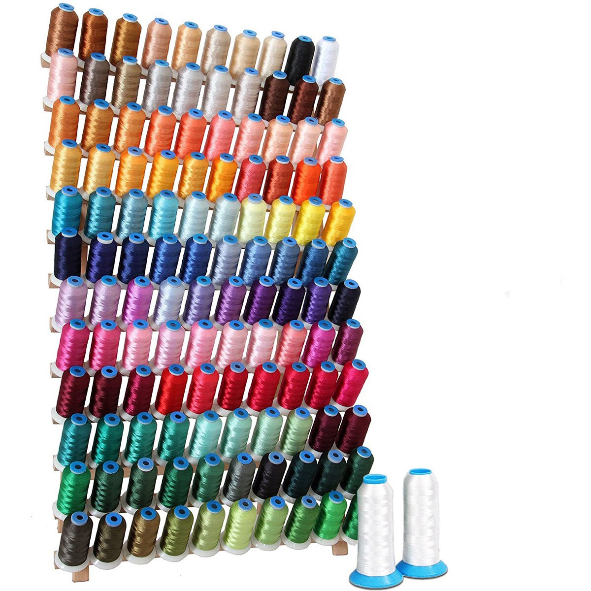 Foldable Wood Thread Stand Rack Holds Organizer Wa... – Vicedeal