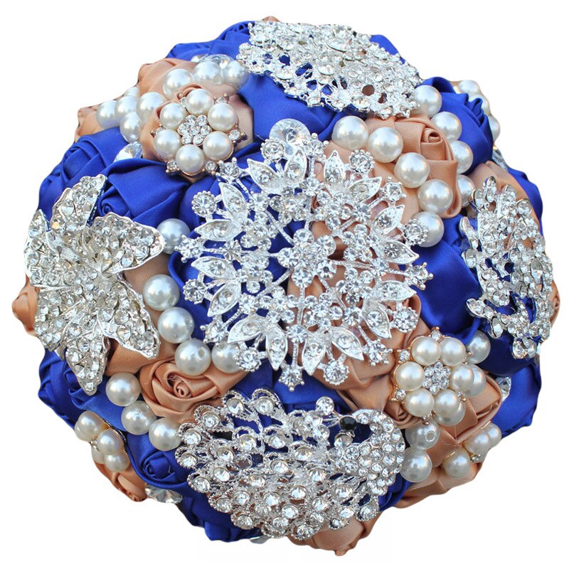 14 Colors 1Piece Ivory Flower Bouquet Stunning Pea... – Grandado