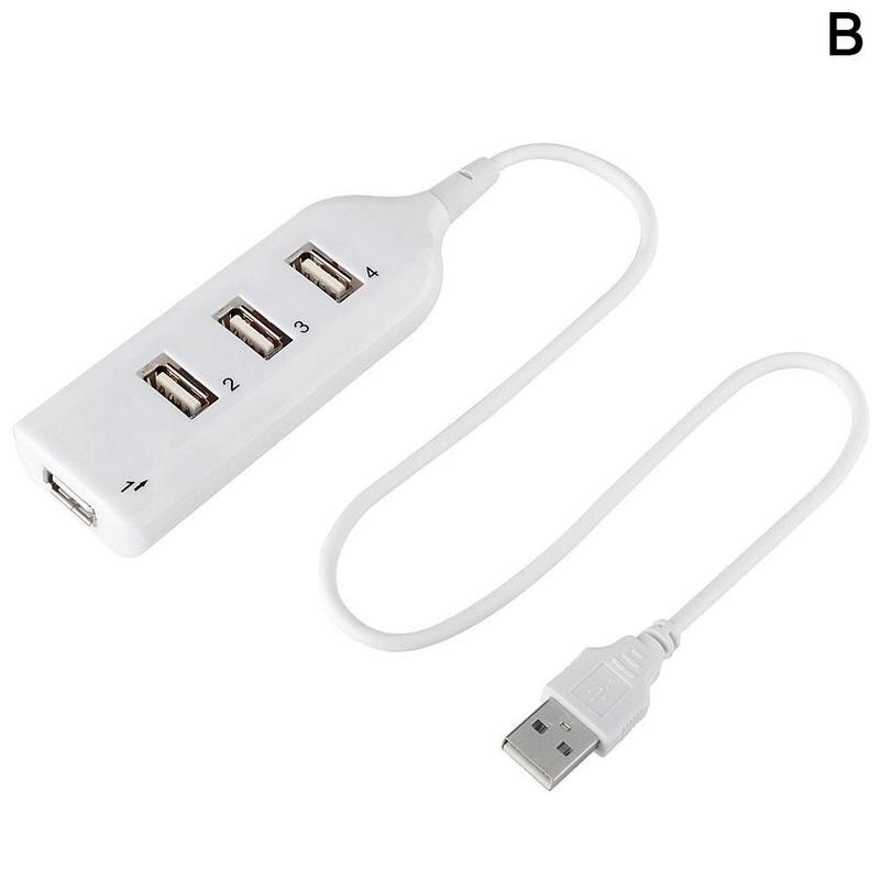 4 Universal Usb Hub Usb 2.0 Port With Cable Adapte... – Grandado
