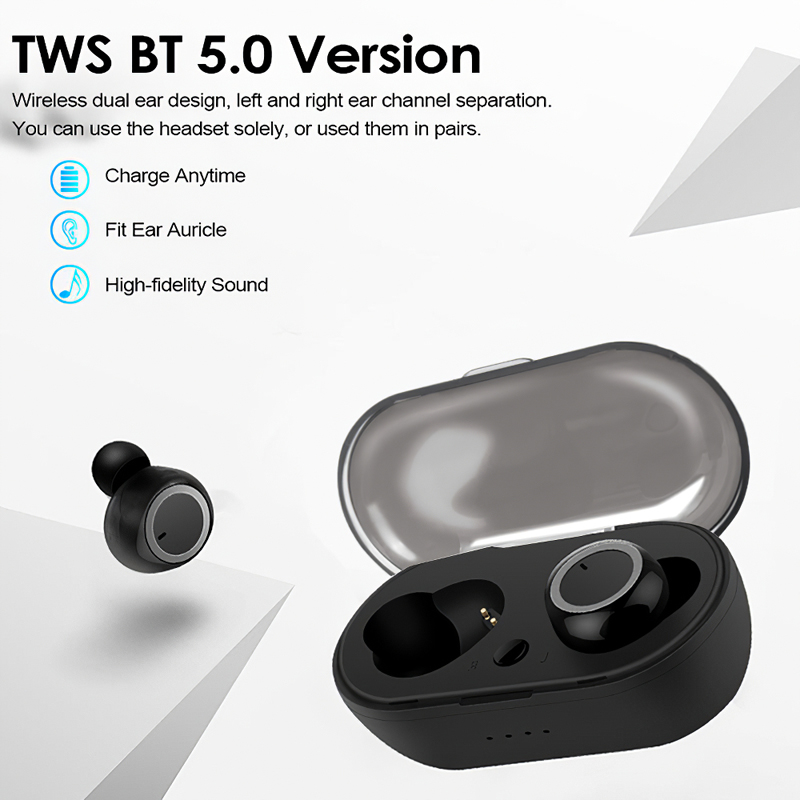 Mini Tws Bluetooth Oortelefoon Draadloze Oordopjes... – Vicedeal