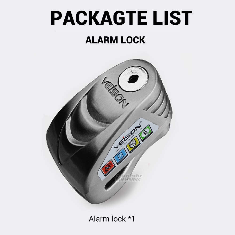 VEISON Motorcycle Lock Alloy Quad Lock Bicycle Ala... – Vicedeal