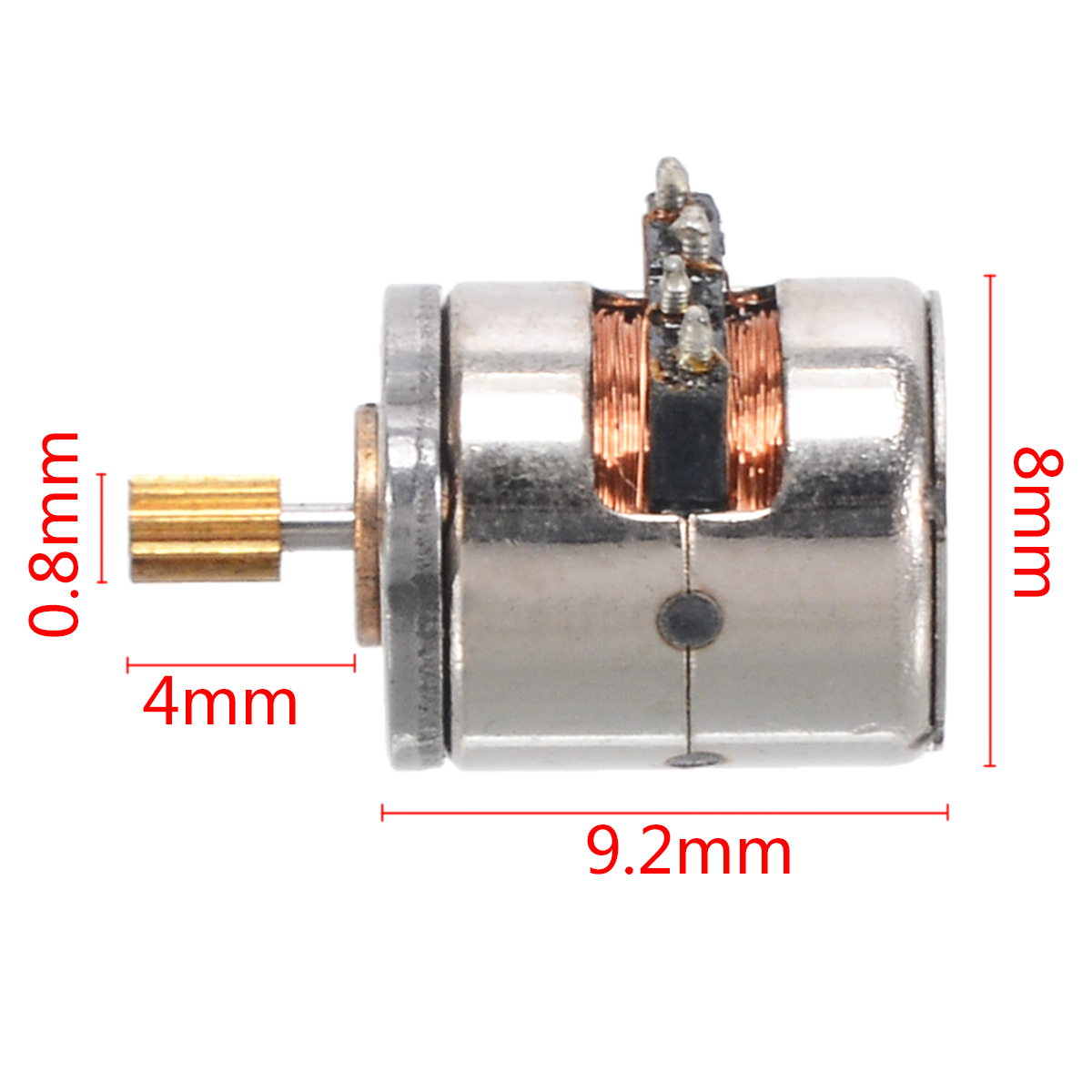 Mini Kleine 8x 9,2mm 2-phase 4-draht Schrittmotor ... – Vicedeal