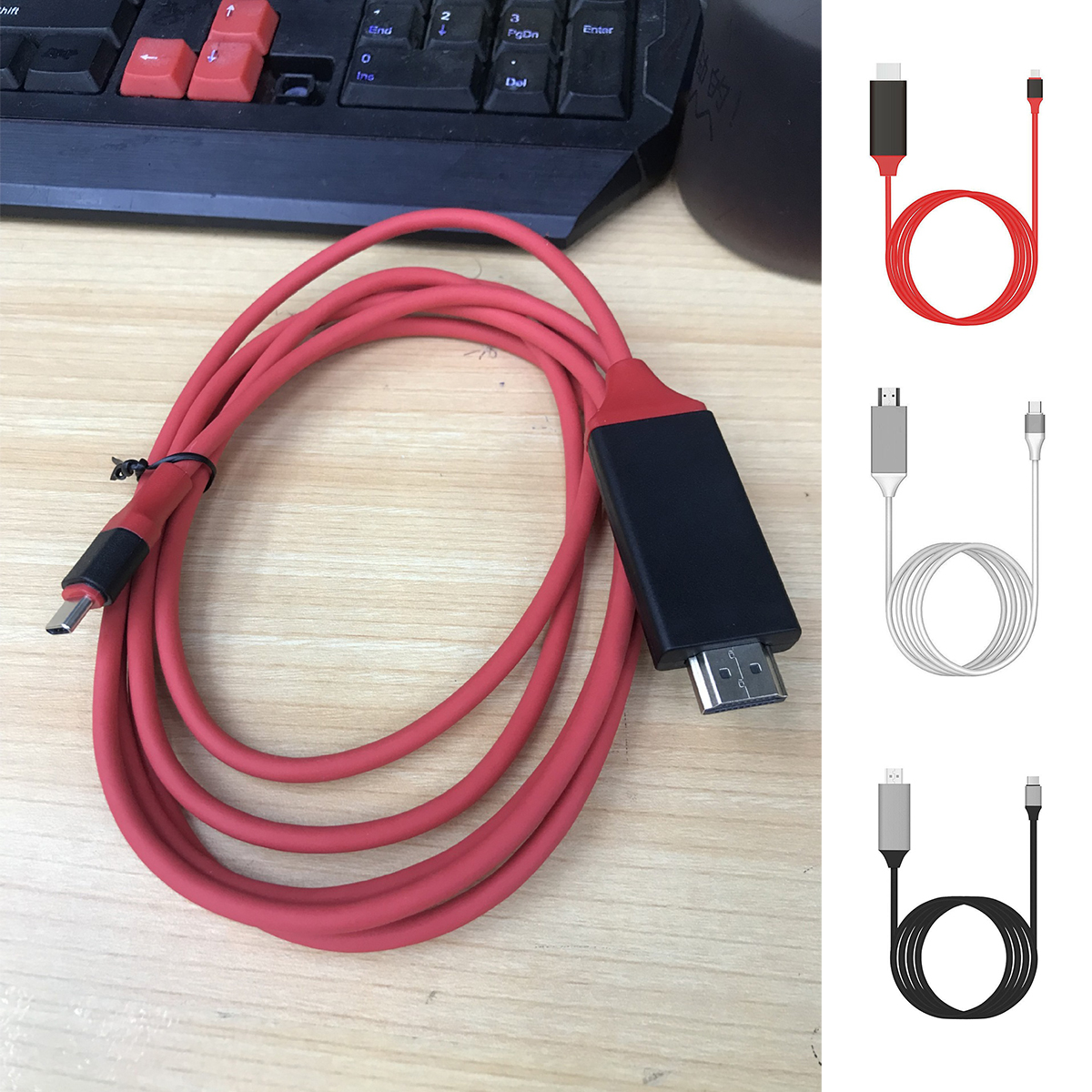 2M 4K Video Adapter Kabel USB-C 3.1 Type-C Naar Hd... – Grandado