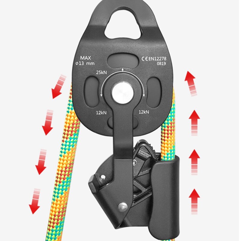 Aluminum Alloy with Ratchet Wheel One-Way Pulley H... – Vicedeal