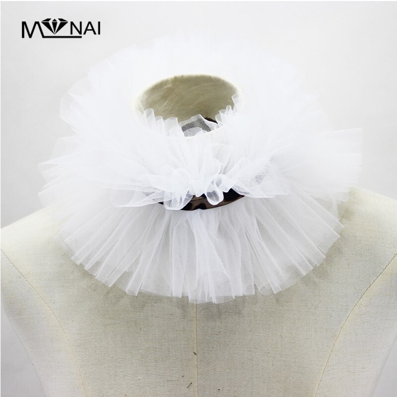 Vintage Gothic Clown Collar Lolita Msh Ruff Detach... – Grandado