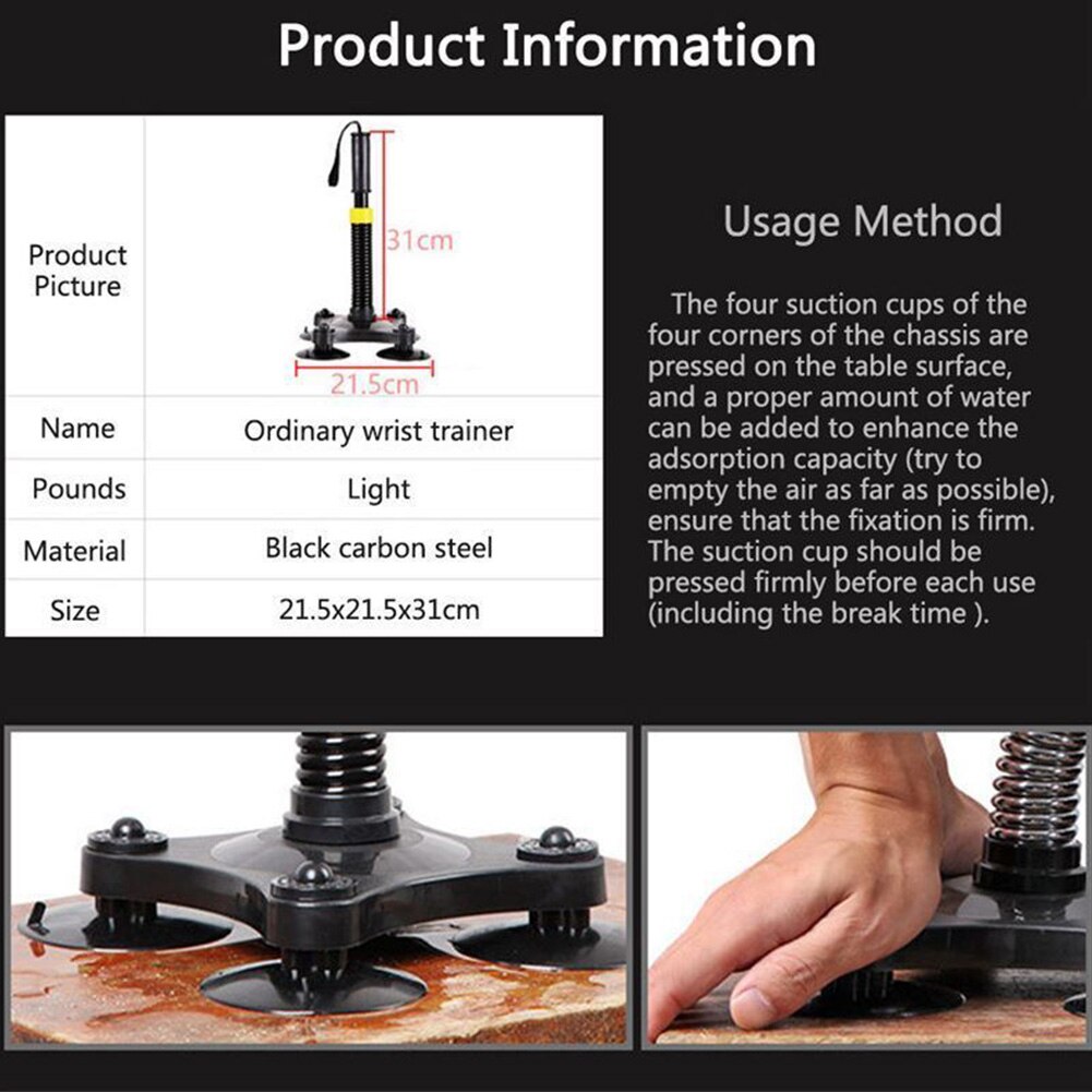 Trainer Forearm Exerciser Power Arm Spring Structu... – Grandado