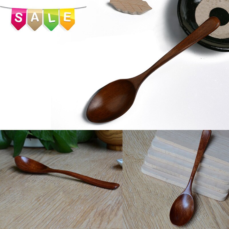 Wooden Spoon Bamboo Kitchen Cooking Utensil Tool S... – Grandado