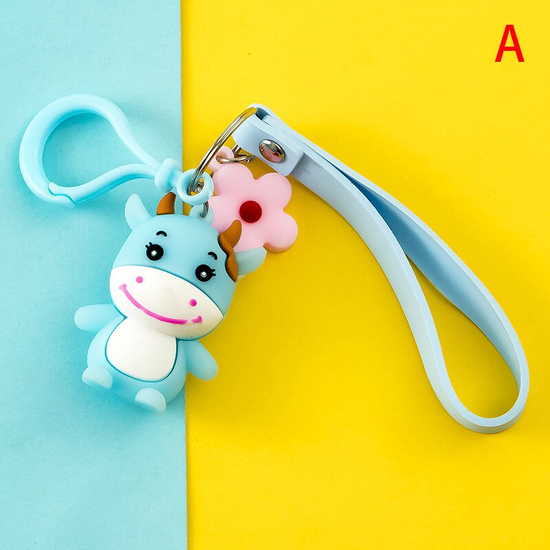 Year of the Ox Keychain Cow Doll Key Chain Lucky C... – Vicedeal