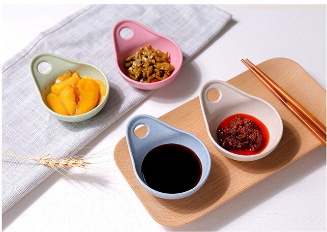 4pcs Leaf Soy Sauce Dish Fish Plate Tray Dish Kore... – Grandado