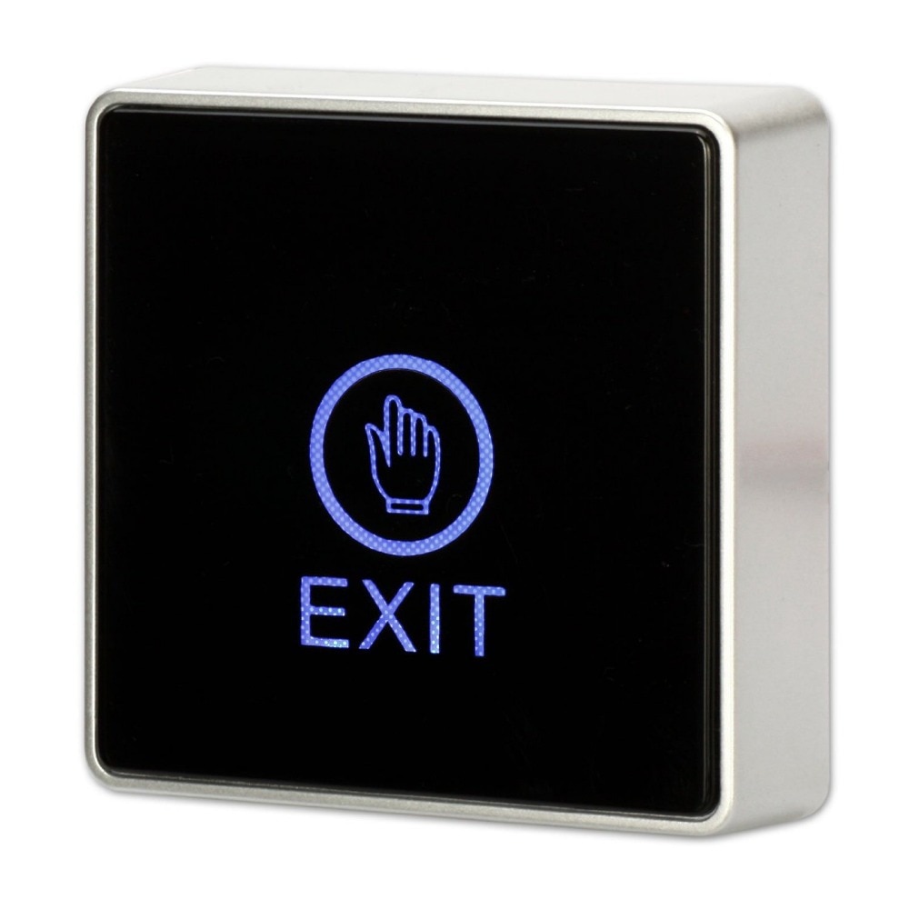 1 Touch Type Door Exit Button Blue Lighting for Ac... – Vicedeal