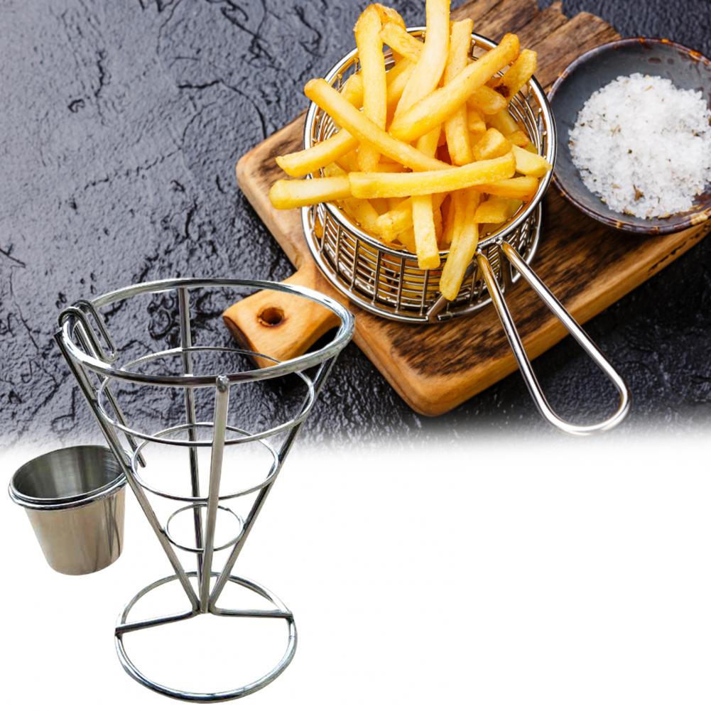 1 Set Stainless Steel French Fries Fish And Chips ... – Vicedeal