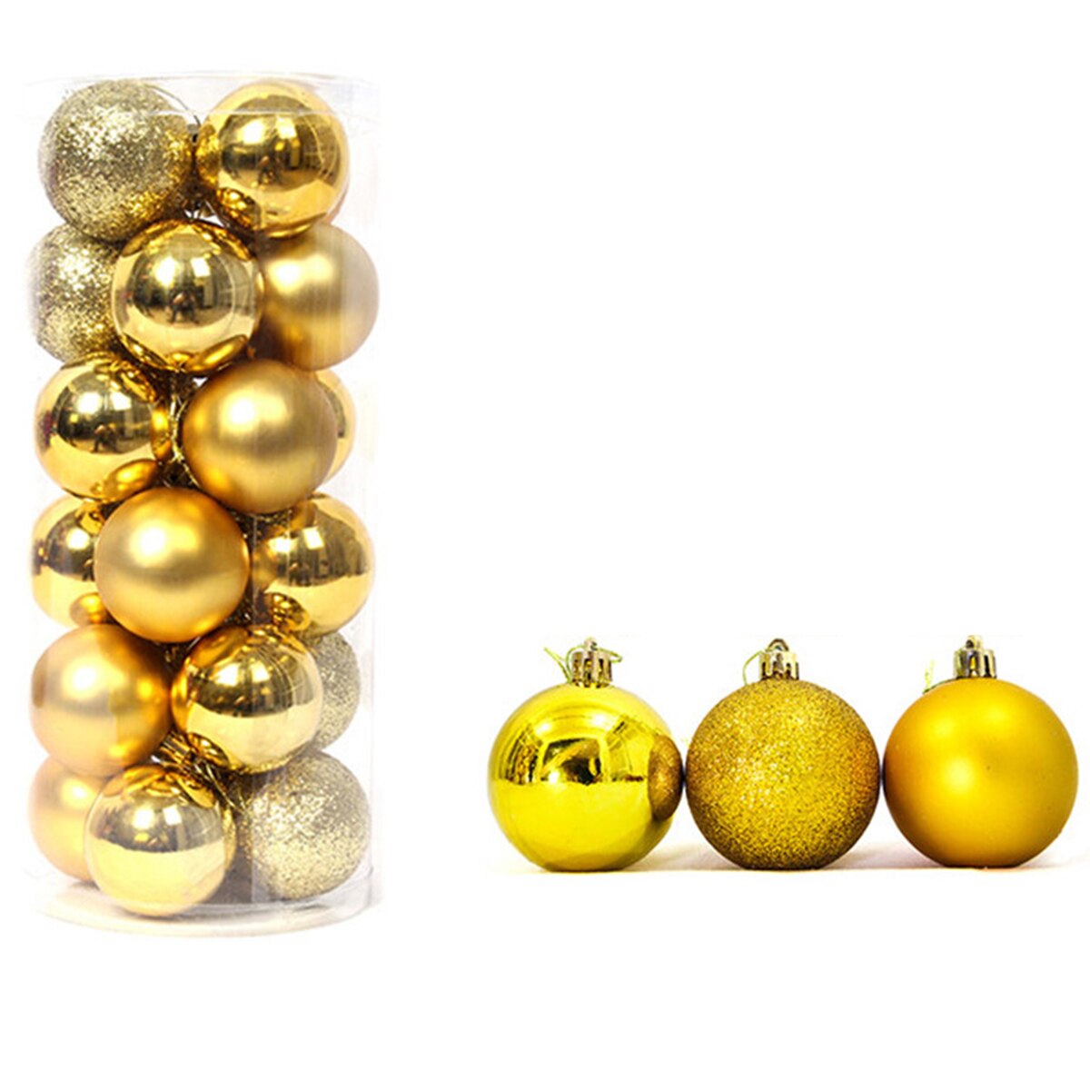 24Pcs 3cm Christmas Tree Ornament Christmas Balls,... – Grandado