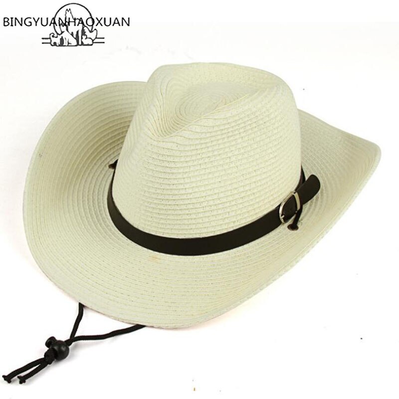 BINGYUANHAOXUAN Panama Straw Hats Summer Beach Mex... – Grandado