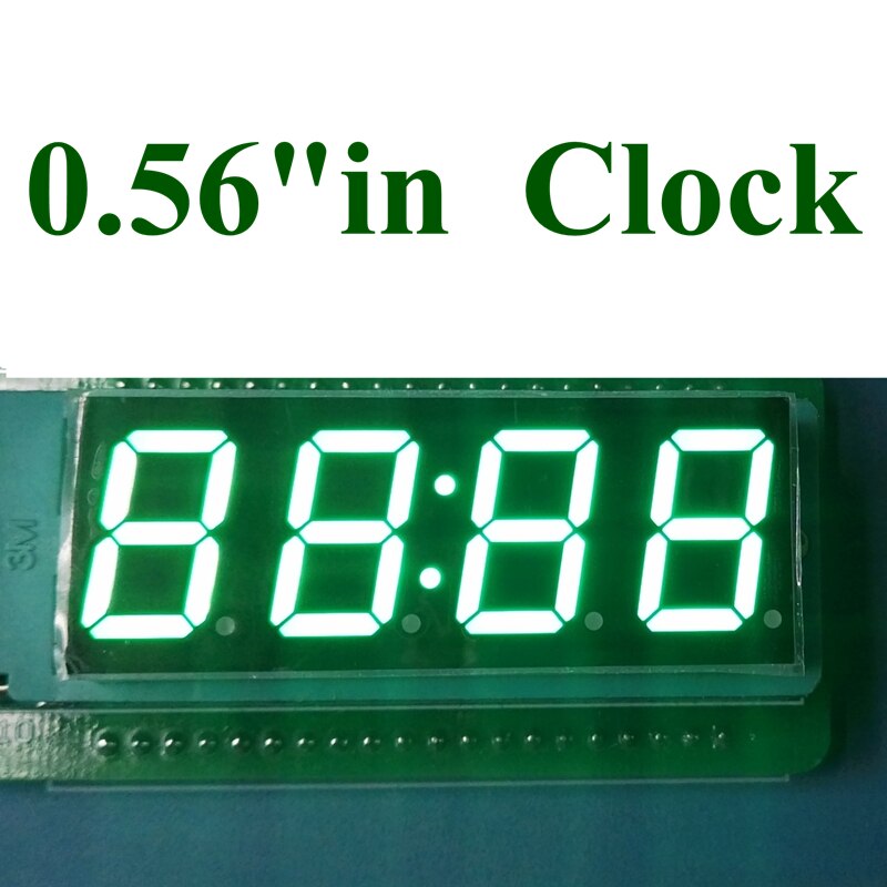 Pure green 0.56 inch 7 Seven Segment 4 bit 0.56&qu... – Grandado