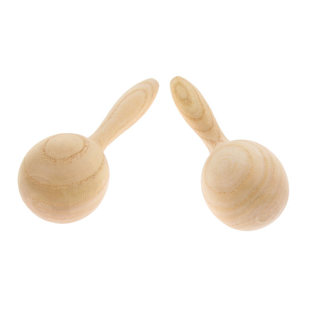 Finest 1 Pair Wood Maraca Hand Rattle Toys for Chi... – Grandado