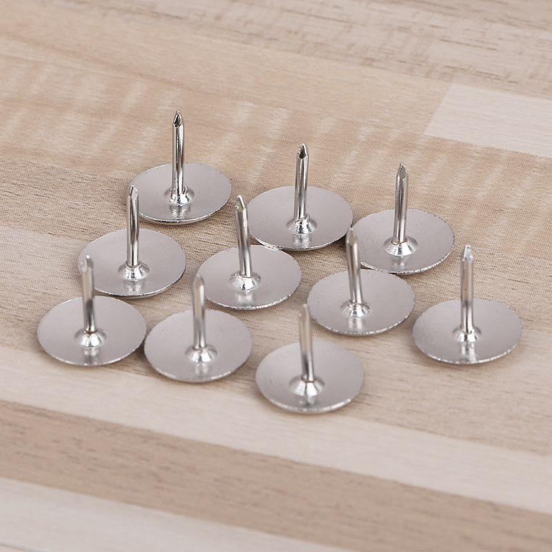 R9JB 80 PC Practical Silver Thumb Tacks Round for ... – Grandado