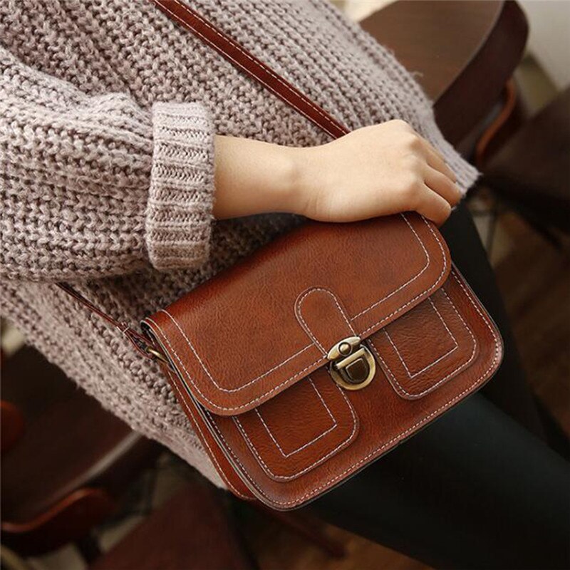 6 Colours Women Bag Ladies Retro Shoulder Bag Mess... – Vicedeal