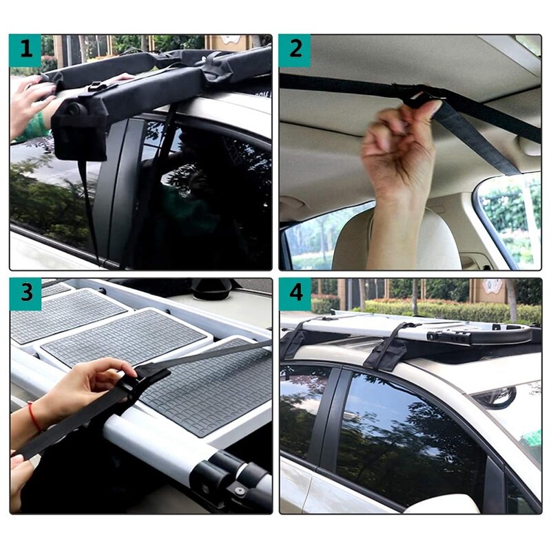 2Pcs Universal Foldable Car Roof Racks Top Luggage... – Vicedeal