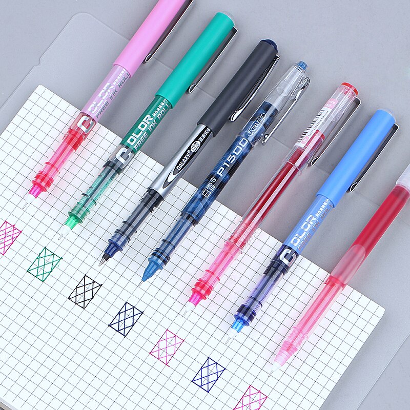 6/7pcs Simplicity Color Gel Pen Set 0.5mm Quick-dr... – Vicedeal