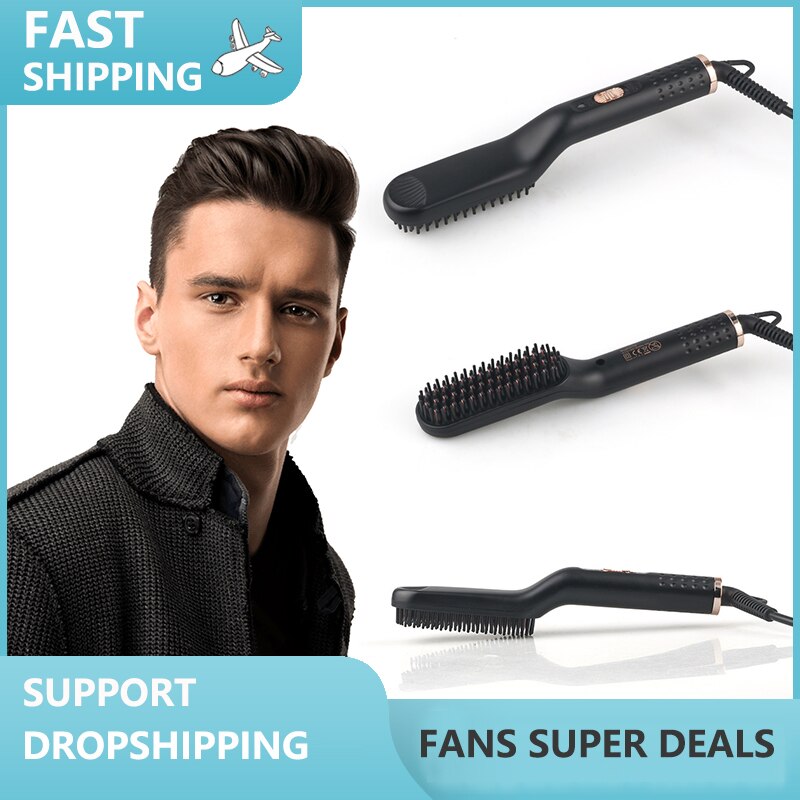 Hair Straightening Iron Multifunctional Heated Bea... – Vicedeal