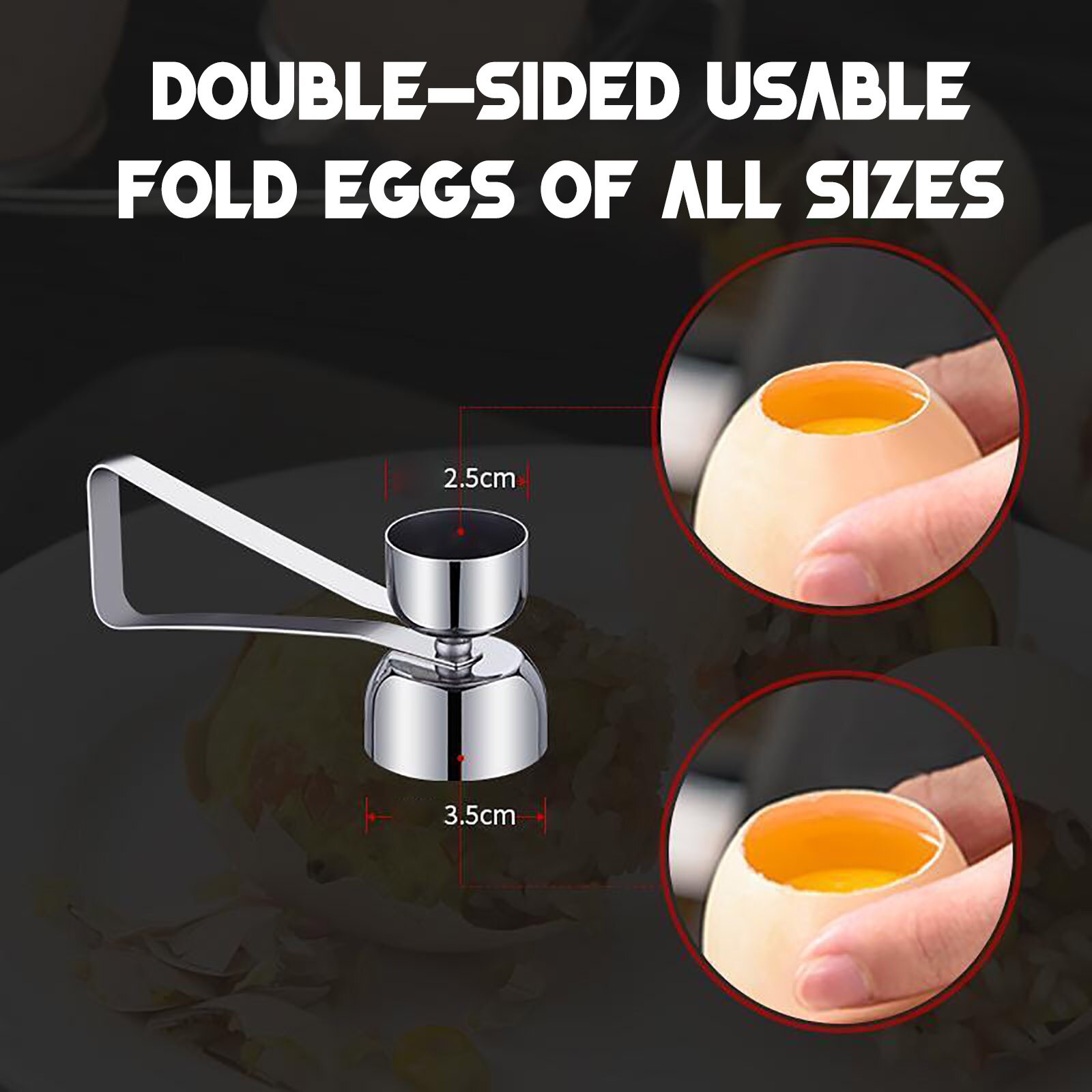 Egg Scissors Stainless Steel Boiled Egg Topper She... – Grandado