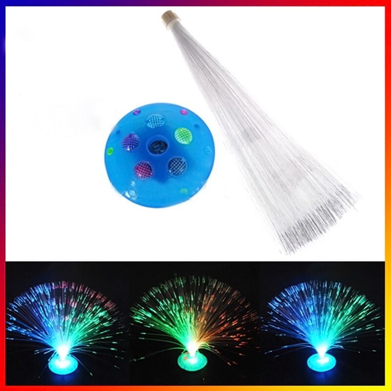 Romantic LED Fiber Optic Light Lamp Colorful optic... – Vicedeal