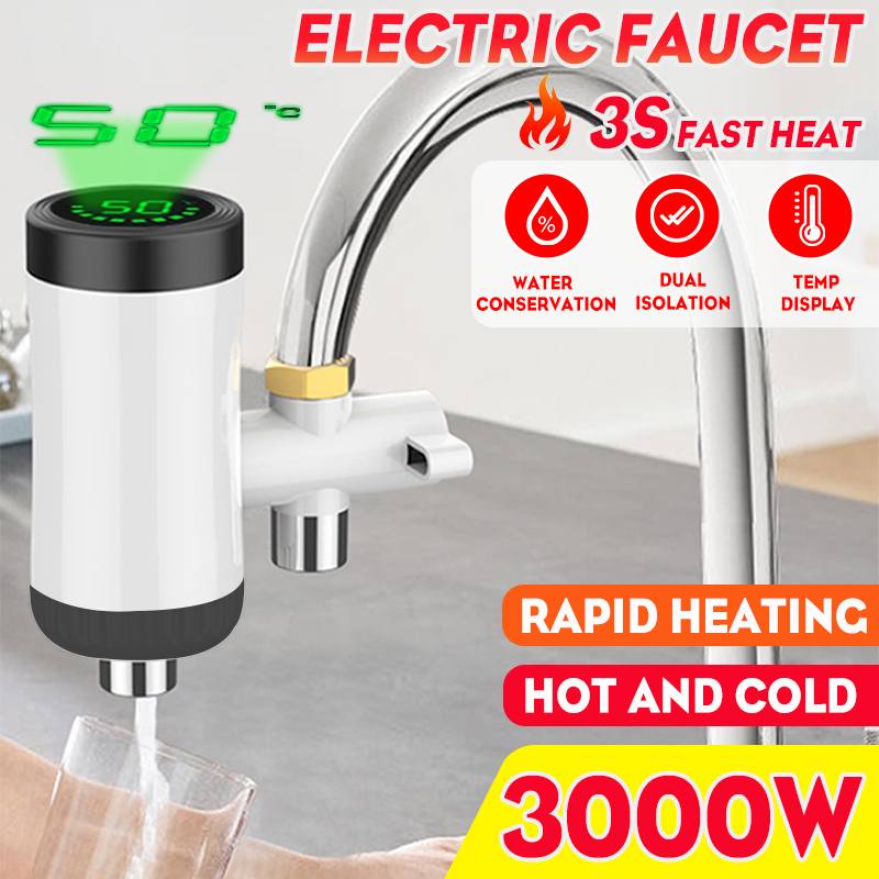 3000W 220V Elektrische Keuken Boiler Tap Instant W... – Vicedeal