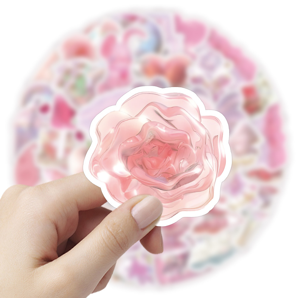 10/30/60pcs Cute Dream Pink Stickers Aesthetic Ins... – Grandado