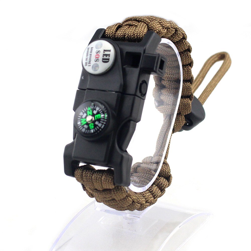 Outdoor LED Light SOS Paracord Bracelet Multi-func... – Grandado