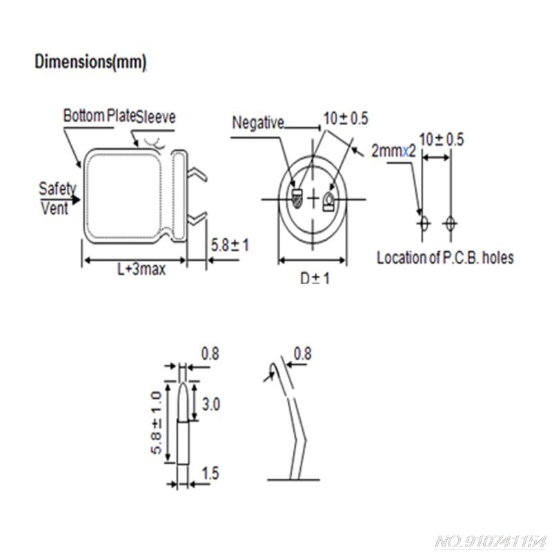 25V 47000uF 35x50mm Aluminum Electrolytic Capacito... – Grandado