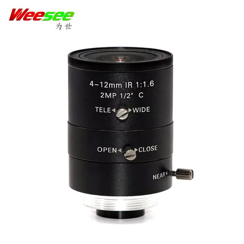 WS 4.0-12mm 2MP 2 megapixel HD CCTV lens manual zo... – Grandado