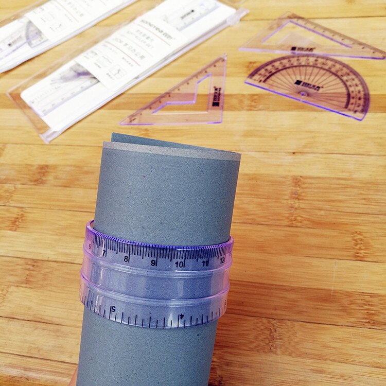 4 Pcs/Set Straight Ruler Protractor Students Math ... – Vicedeal