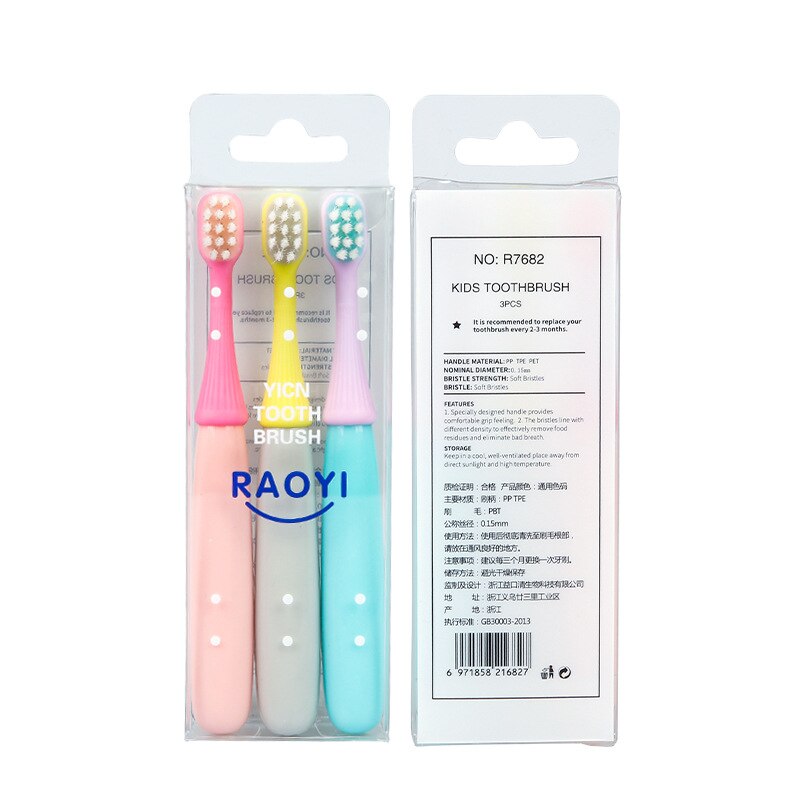 3PCS Kids Toothbrush Ultra-thin Soft Portable Eco-... – Vicedeal