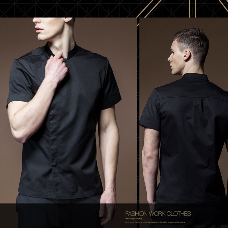 Restaurant Hotel Kitchen Man Woman Chef Jacket,Sho... – Grandado