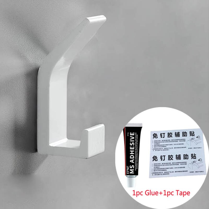 Space Aluminum Punch-free strong viscose hook Wall... – Grandado