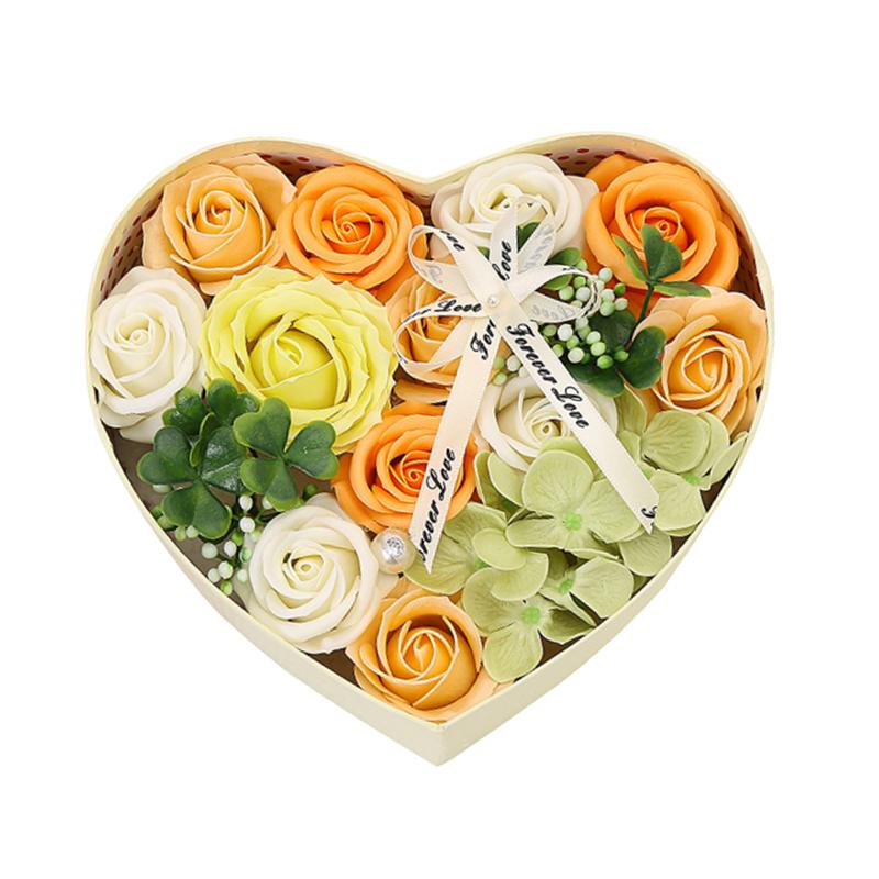 1Pc Zeep Bloem Hartvorm Geschenkdoos Verjaardag Br... – Grandado