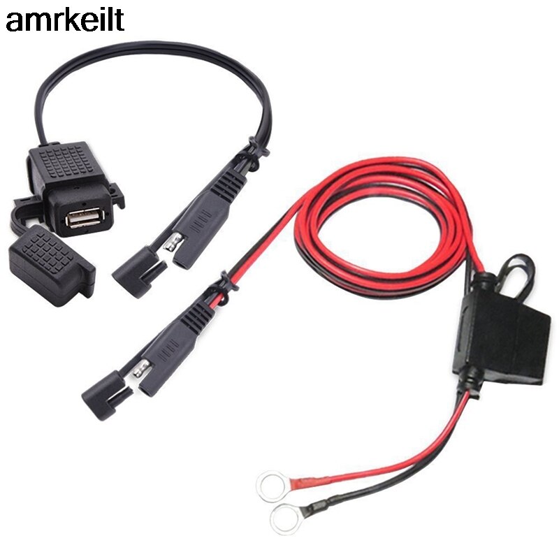 Waterdichte Motorcycle Dual Usb Charger Kit Sae Na... – Vicedeal
