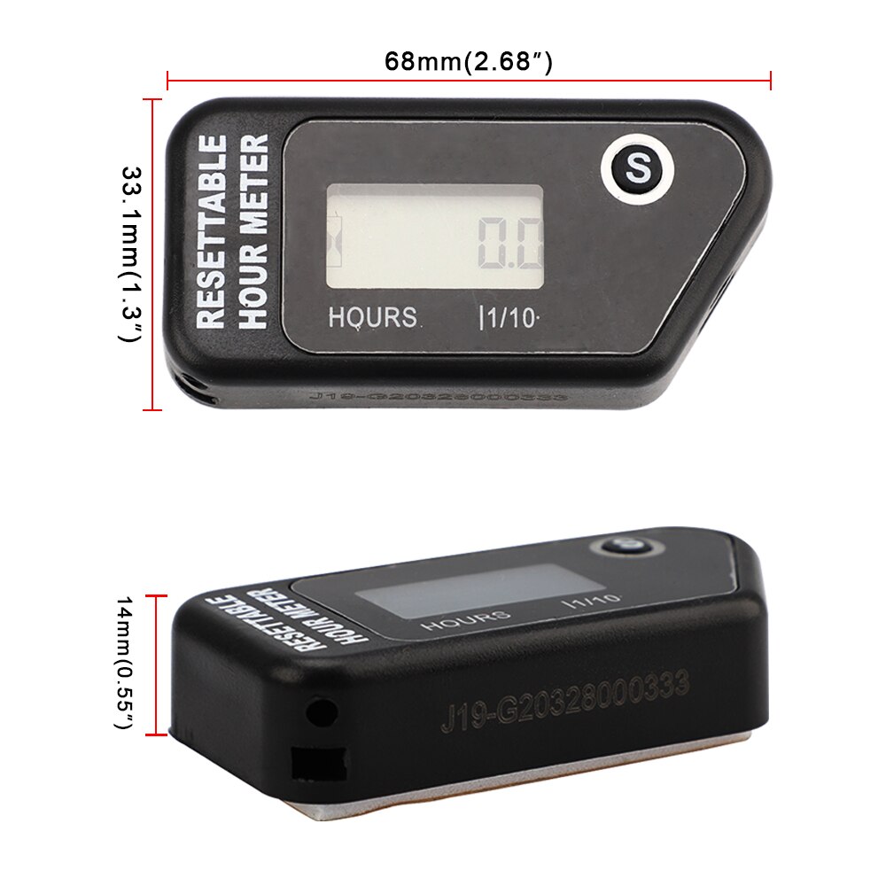 Universal Tachometer Inductive Hour Meter For Moto... – Vicedeal