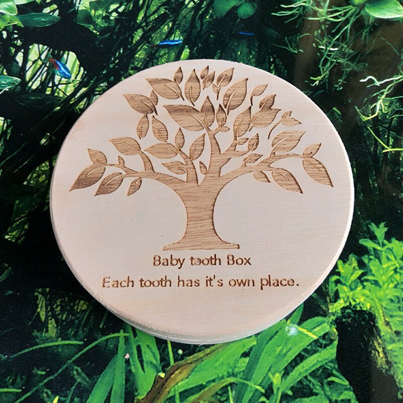 Wooden Kids Deciduous Teeth Box Children's Souveni... – Grandado