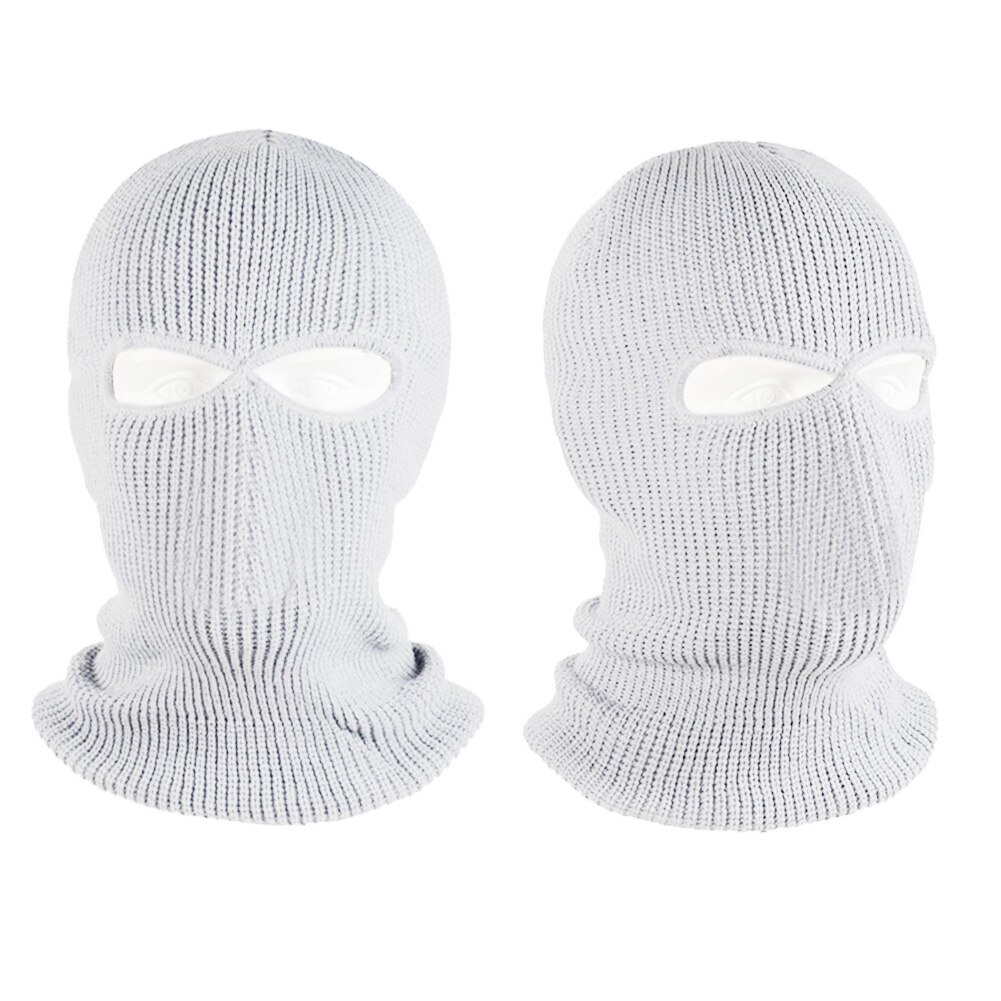 Full Face Mask Knit Cap 2 Holes Ski Mask Hat Shiel... – Vicedeal