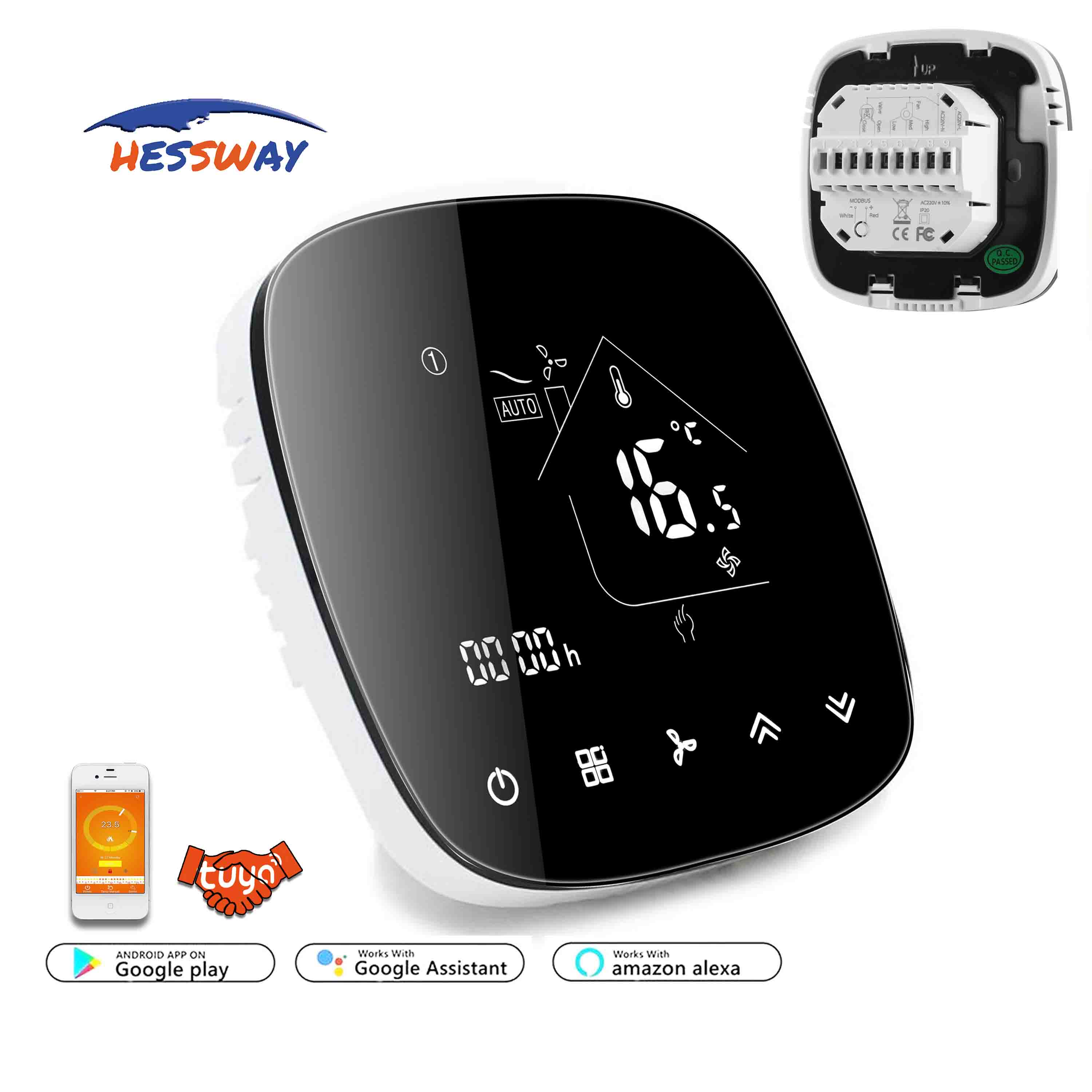 TUYA Central Air Conditioning WIFI Touch Screen Ro... – Grandado