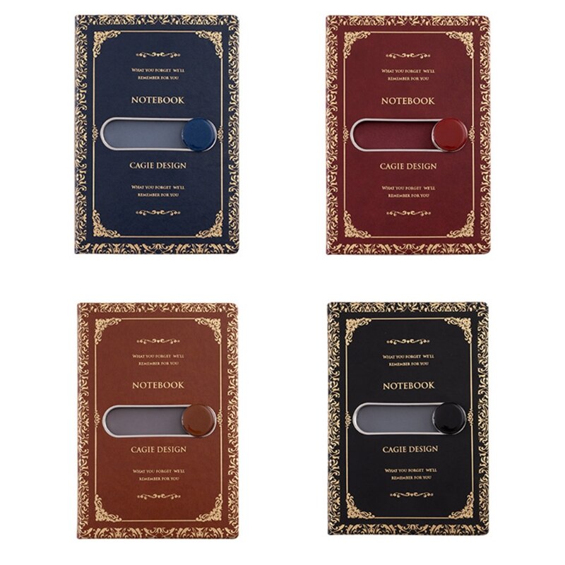 A5 Diary Notepad with Sliding Unlock Notebook Pen ... – Grandado