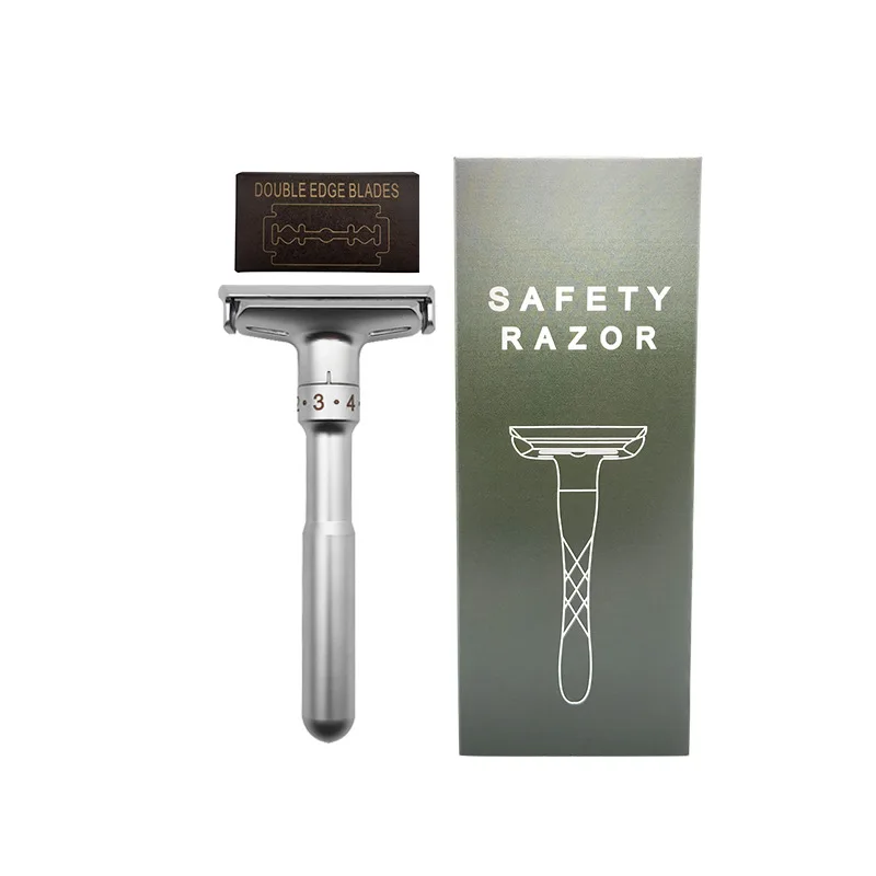 Adjustable Safety Razor Double Edge Classic Mens S... – Grandado