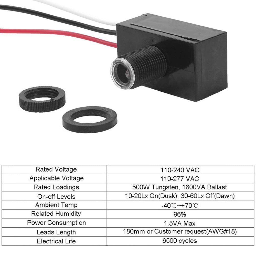 Hard-Wired Post Eye Light Controlwitch for Home Ou... – Vicedeal