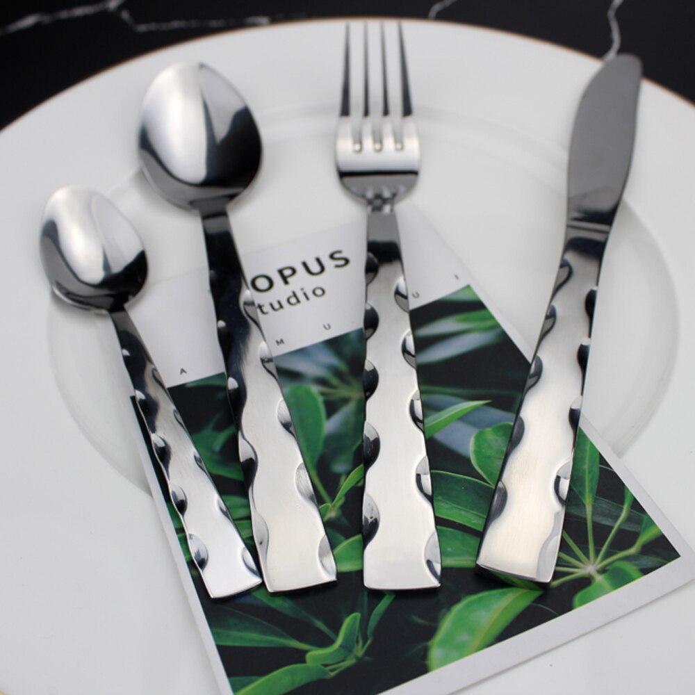 LUCF C2F wave shape Stainless Steel Western Cutler... – Grandado