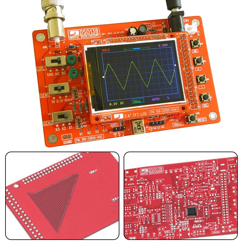 DSO138 2.4 "TFT Digital Oscilloscope 1Msps + Probe... – Vicedeal